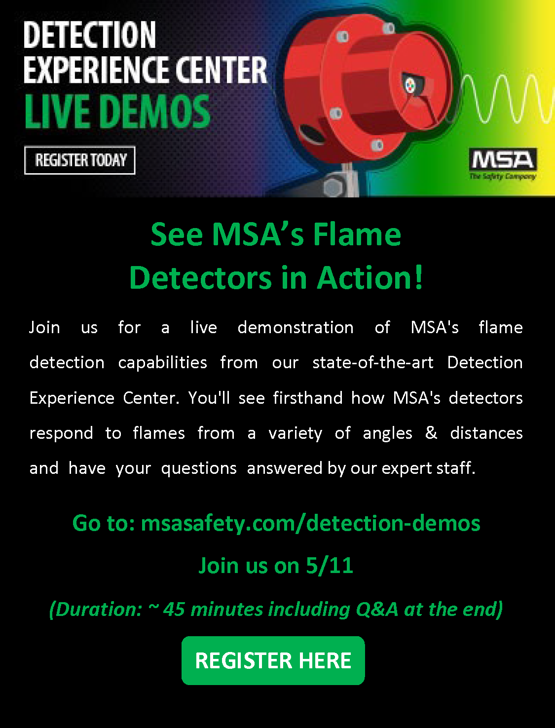 MSA Detection Experience Center Live Demo - Tundra