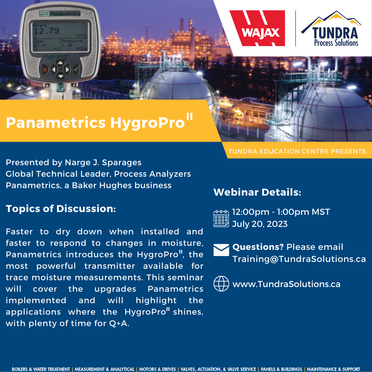 Panametrics HygroPro II - Tundra
